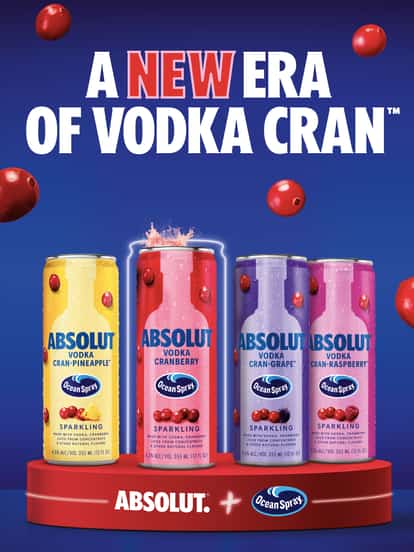 Absolut Ocean Spray Cans - Absolut Vodka
