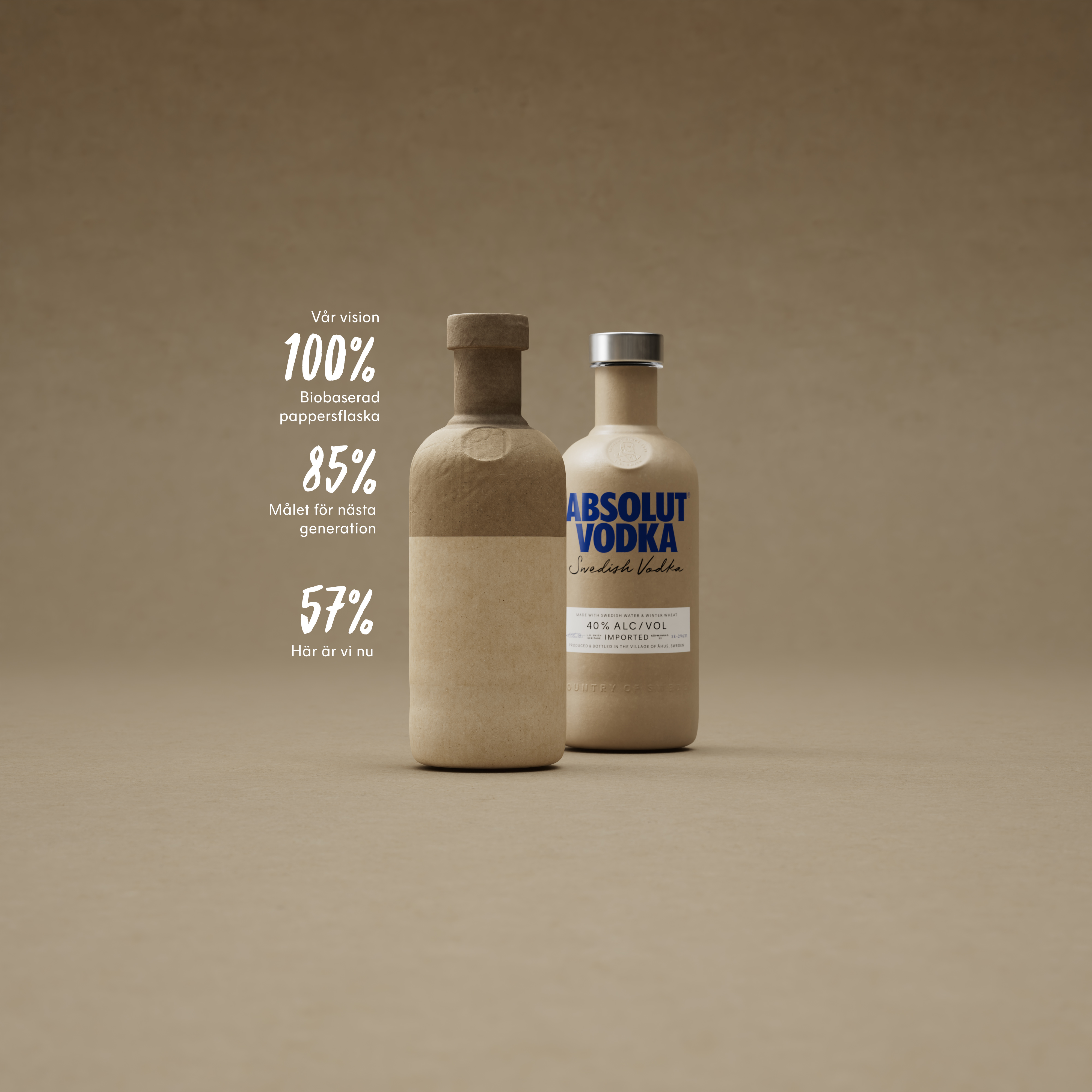 Absolut Vodka - Absolut Paper Bottle