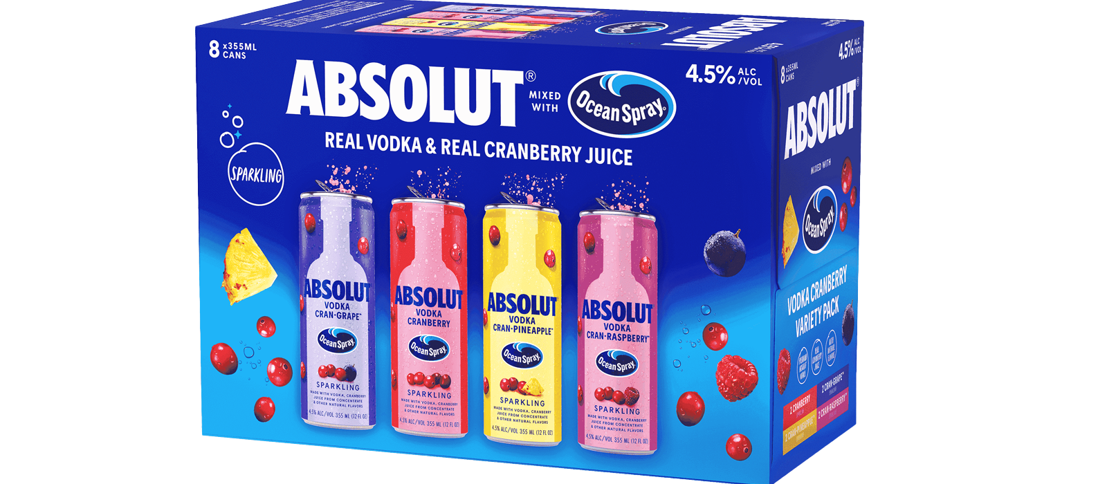 Absolut Ocean Spray Variety Pack