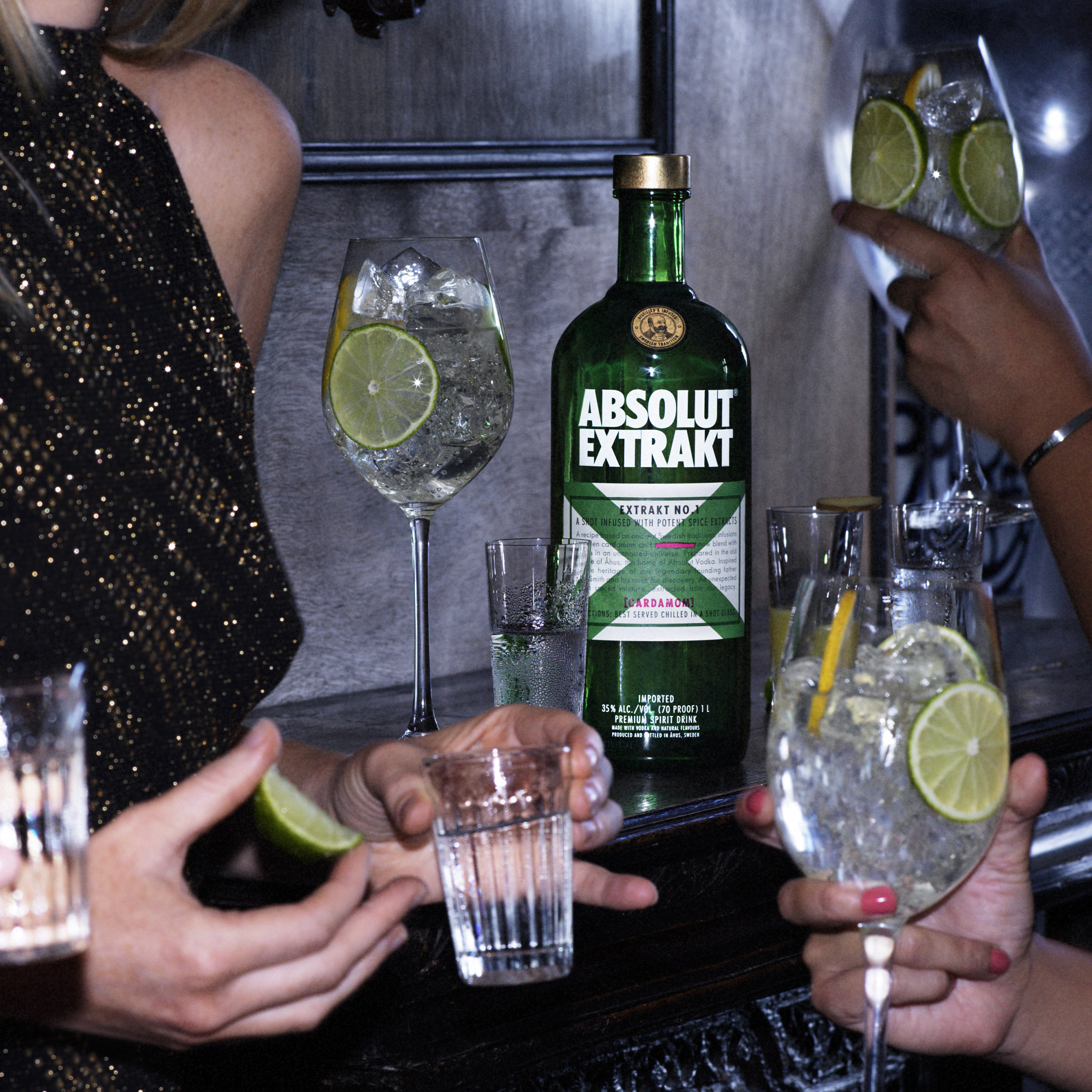 Vodka com sabor de cardamomo - Absolut Extrakt
